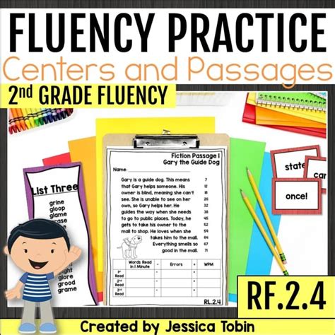 2nd Grade Fluency Passages 2nd Grade Oral Reading Fluency With Word