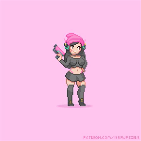 Dva Overwatch E Girl By Nsfwpixelart On Deviantart
