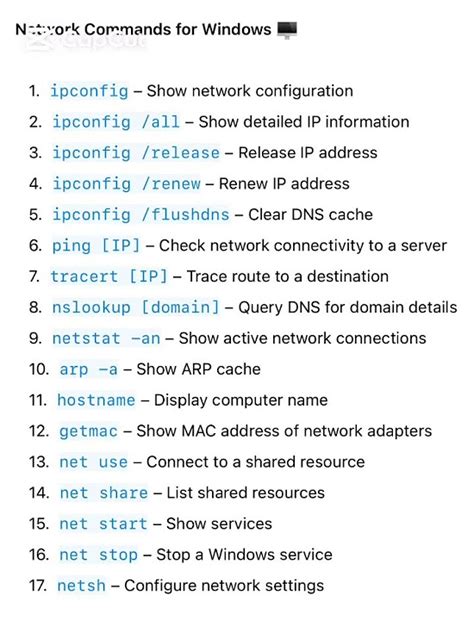 Top 17 Essential Windows Network Commands You Must Know #WindowsNetworkCommands - YouTube