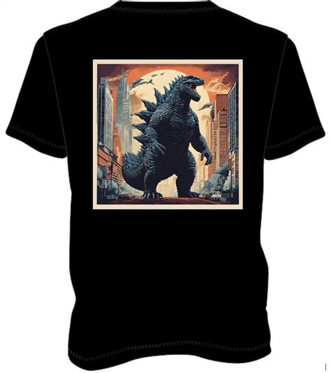 Vintage Godzilla Art Print 1 Roaring Nostalgia Into Your Space Etsy