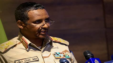 حميدتي قوات الدعم السريع السودانية مستعدة تماما لوقف إطلاق النار