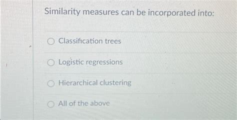 Solved Similarity Measures Can Be Incorporated