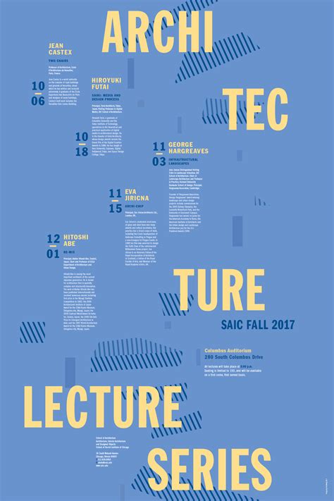 Architecture Lecture Series Poster On Behance