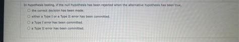 Solved When The P Value Is Used For Hypothesis Testing The Chegg