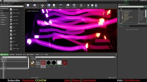 Connecting Lines Effect Unreal Engine Niagara Tutorials Ue4 Niagara