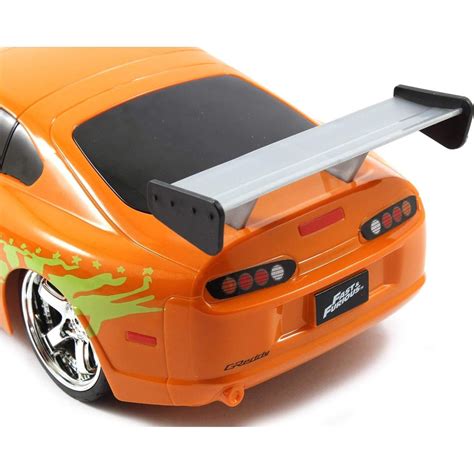 Jada Toys Fast And Furious Coche Rc 1995 Brians Toyota Supra Naranja 1