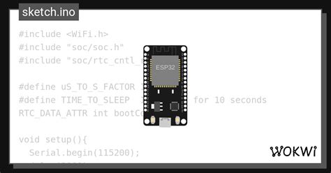 Deep Sleep Test Wokwi Esp32 Stm32 Arduino Simulator