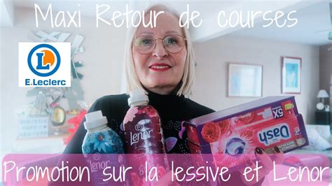 Maxi Retour De Courses Leclerc En Livraison YouTube