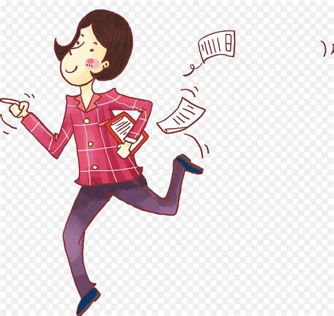 手绘商务运动女生png图片素材下载图片编号10829991 Png素材网
