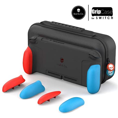 Skull And Co Gripcase Set For Nintendo Switch With Maxcarry Case And Gri