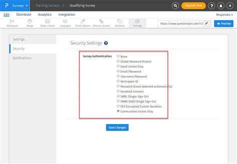 Communities Survey Authentication Communities Invites Only