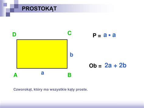 Ppt Czy Znasz Podstawowe Wzory Na Pola I Obwody Czworokątów I