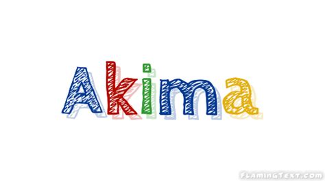 Akima Logo Free Name Design Tool From Flaming Text