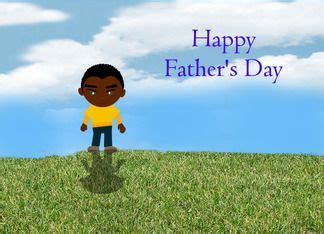 Happy Fathers Day From African American Son Greeting Card Happy