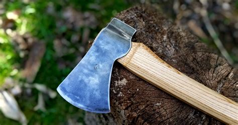 Small Hand Forged Camp Axe