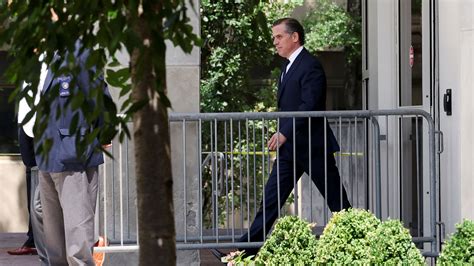 Hunter Biden Leaves The Courthouse After Hearing Ends With Plea Deal On Hold