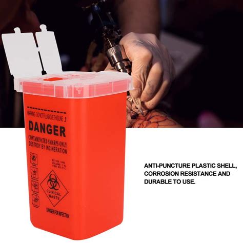 Small Sharps Container For Home And Travel Use Durable Disposable Tattoo Supplies Buy Now