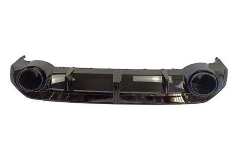 Audi S3 8y Diffuser Gloss Black With Exhaust Tips Rs3 Style Carbon
