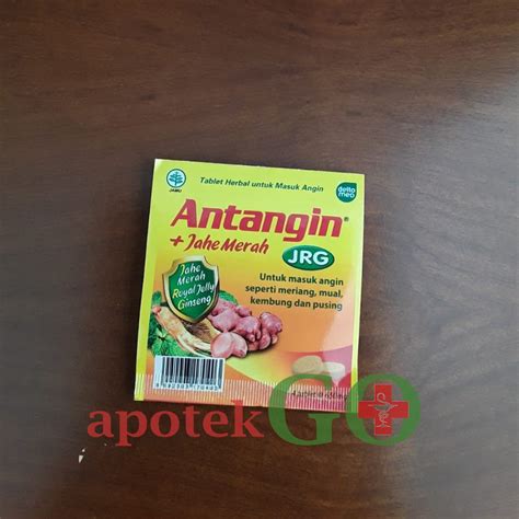 Jual ANTANGIN JRG JAHE MERAH TABLET Shopee Indonesia
