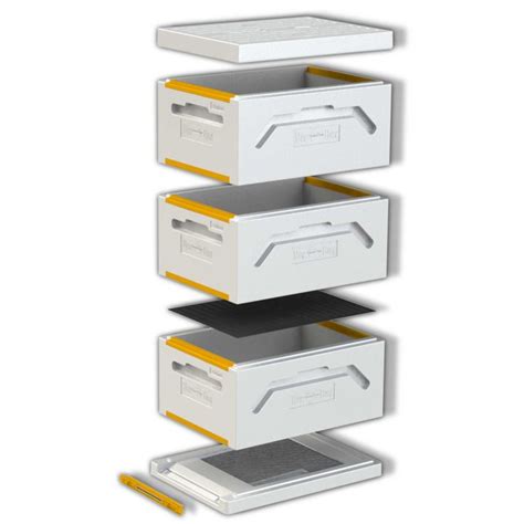 Paradise Honey 9 Frame Polystyrene Langstroth Hive With 3 Full Deep Bo