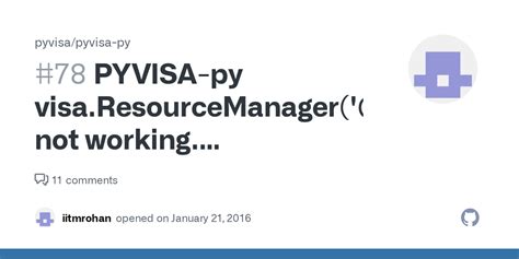 Pyvisa Py Visa Resourcemanager Py Not Working Rm List Resources