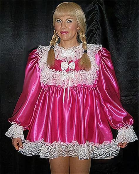 Frilly Dresses Satin Dresses Sissy Dress Dress Up Sissy Maids Nighty Nightgown