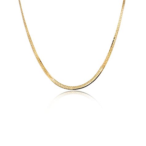 9ct Yellow Gold Herringbone Chain Bellagio Jewellers