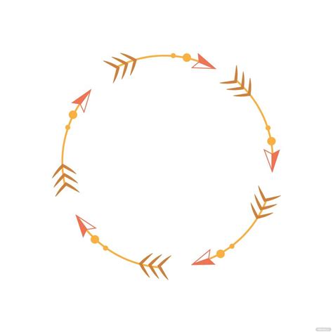 Vintage Circle Arrow Clipart In Psd Illustrator Eps Svg  Png