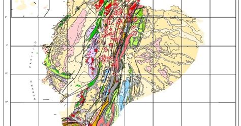 Encaminados Con Los Sig Nuevo Mapa Geológico Del Ecuador