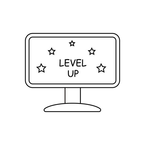 vector ilustración de un computadora monitor Vector en Vecteezy