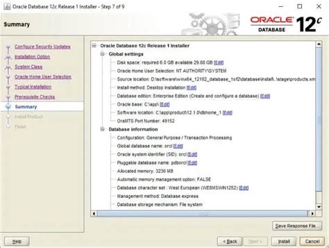 how to install oracle database 12c on windows