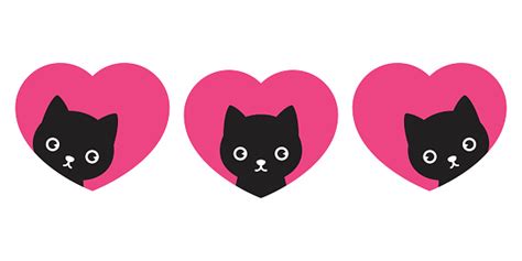 고양이 벡터 심장 발렌타인 아이콘 로고 고양이 캘 리 만화 캐릭터 일러스트 레이 션 만화에 대한 스톡 벡터 아트 및 기타 이미지 만화 스코티시폴드고양이 갈고리 발톱