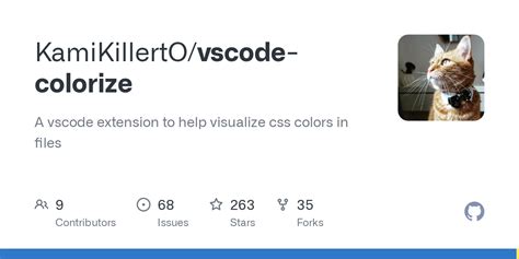 Github Kamikillerto Vscode Colorize A Vscode Extension To Help