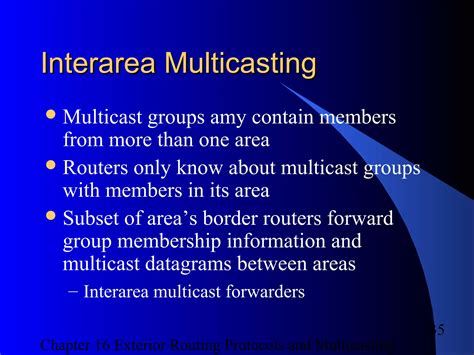 Exterior Routing Protocols And Multi Casting Chapter 16 Ppt