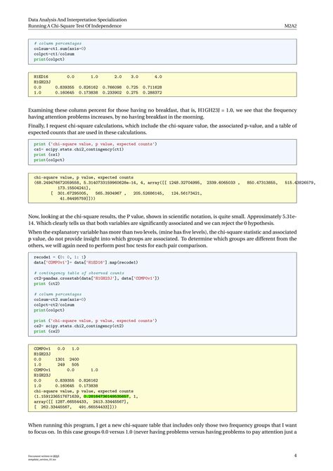 M A Data Analysis And Interpretation Specialization Pdf