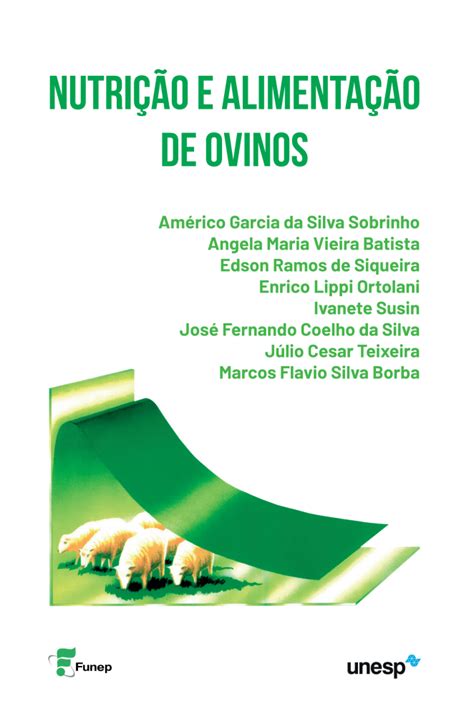 Nutrição E Alimentação De Ovinos Livraria Funep