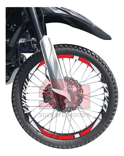 Stickers Reflejantes Para Rin De Moto Italika Dm Nid Meses sin interés