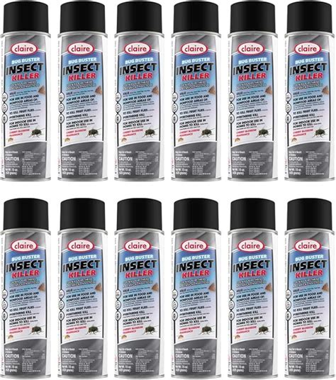 Claire Cl271 12pk Bug Buster Insect Killer 15 Oz Net Wt