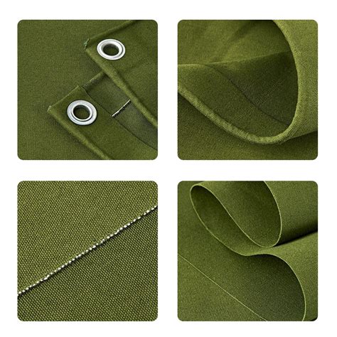 Waterproof Light Green Canvas Tarpaulins Tarps Uk