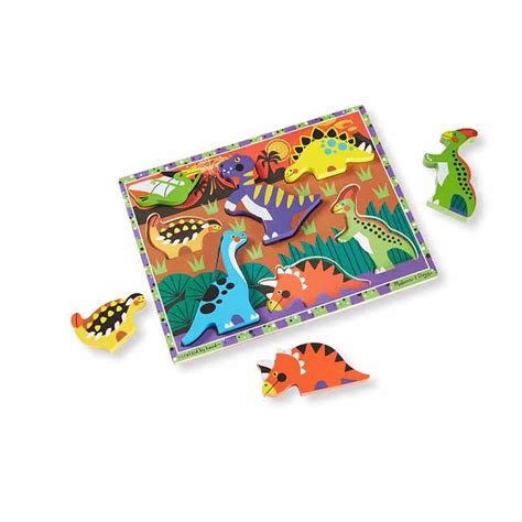 Melissa And Doug Dinosaurs Chunky Puzzle