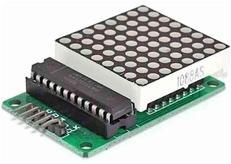 8x8 dot matrix display module with driver control ic roboelectrixx