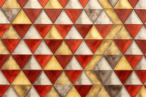 Premium Photo Abstract Triangular Mosaic Pattern