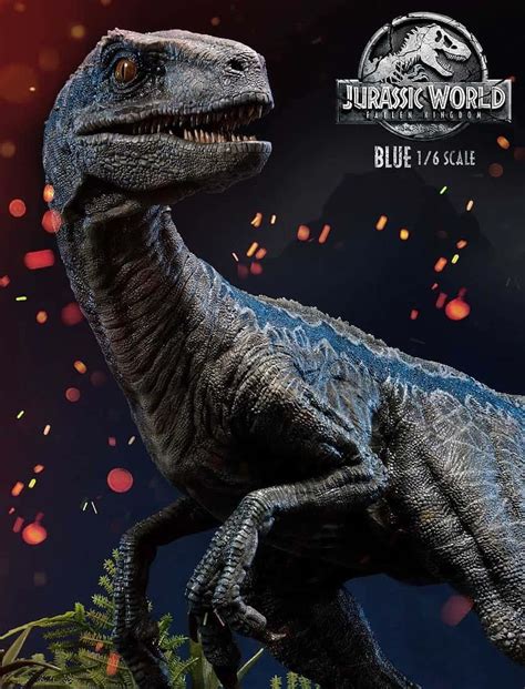 Download Jurassic World Blue Velociraptor Model Wallpaper