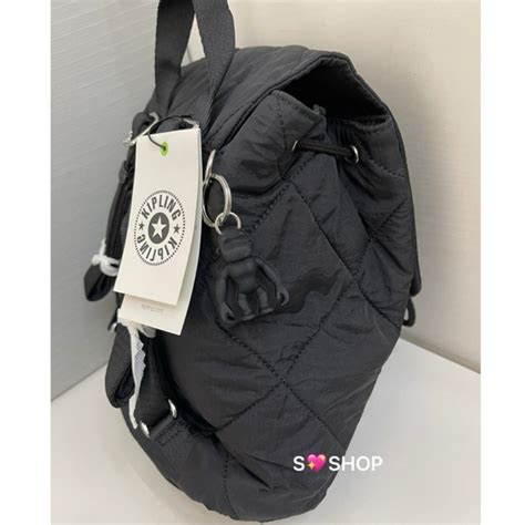 🔥台灣現貨🔥 Kipling 🐒 Adino 菱格紋後背包 蝦皮購物