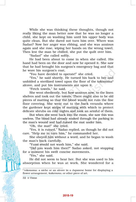 The Enemy Ncert Book Of Class 12 Vistas