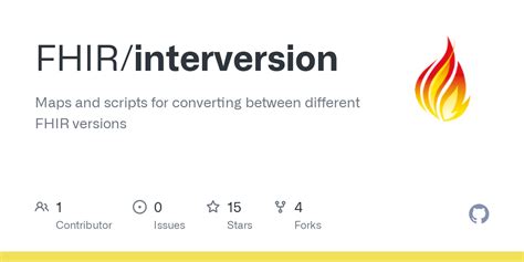 Github Fhirinterversion Maps And Scripts For Converting Between Different Fhir Versions