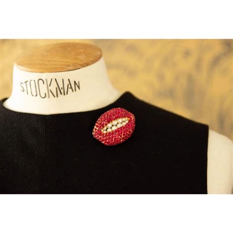 Dali Ruby Lips Brooch 2002 For Sale At 1stdibs