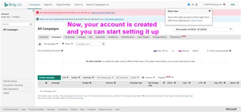 How To Create A Bing Account — Adwords Robot