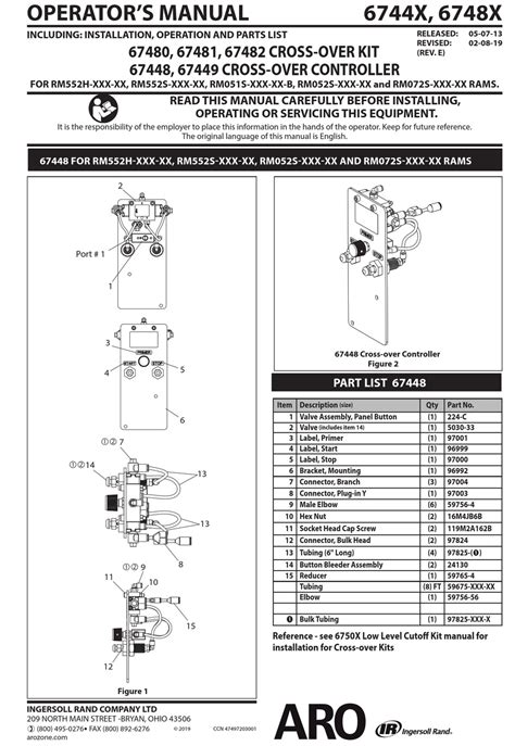 Ir Aro 6744 Series Operators Manual Pdf Download Manualslib