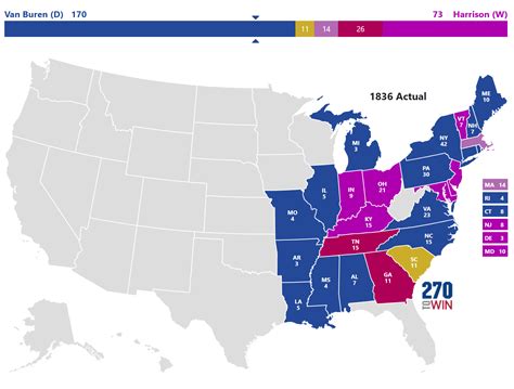Historical Us Presidential Elections 1789 2024 270towin